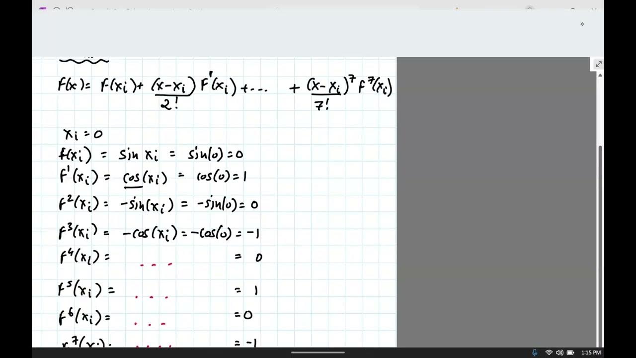 Numerics Lec02: Taylor series (Fall 2024) - YouTube