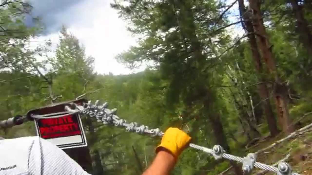 Ziplining Through the Rocky Mountains - YouTube