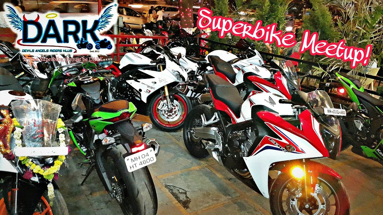 Superbikes in India | Devils Angels Riders Klub (DARK) | Mumbai ! - YouTube