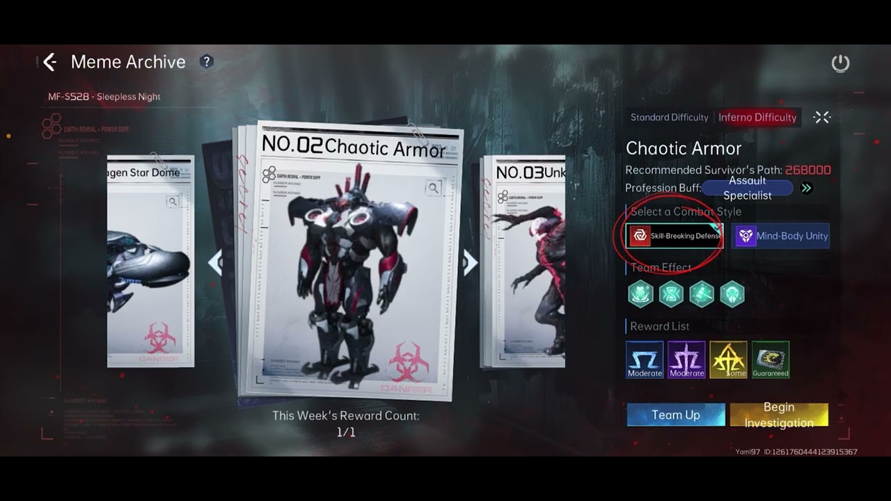 Meme 2 Chaotic Armor inferno guide || Earth Revival - YouTube
