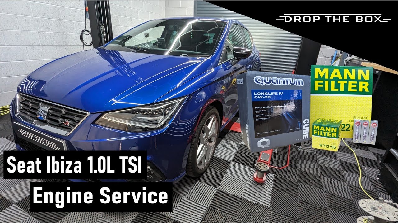 Seat Ibiza 1.0L TSI - Engine Service - YouTube