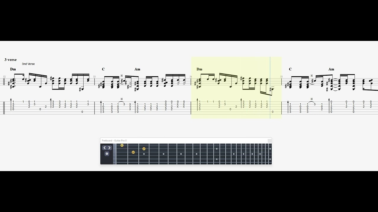 Metallica Mama Said GUITAR 1 TAB - YouTube