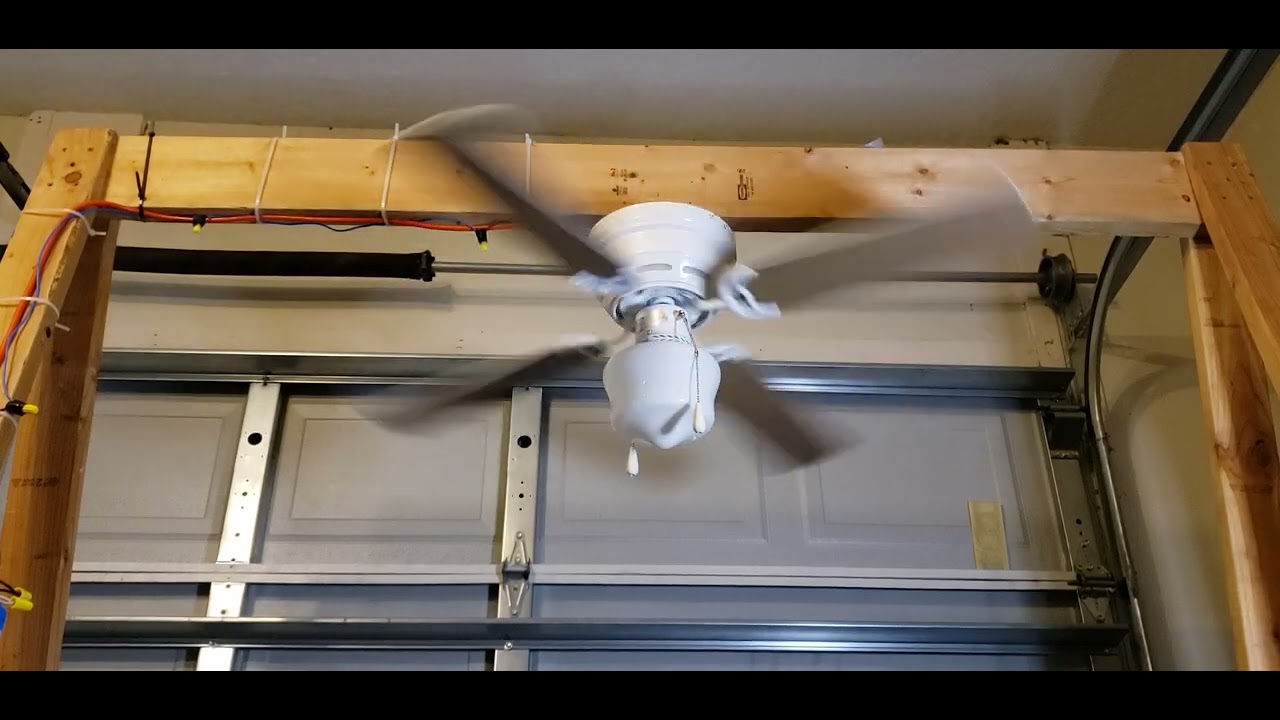 Mainstays Hugger Ceiling Fan - YouTube