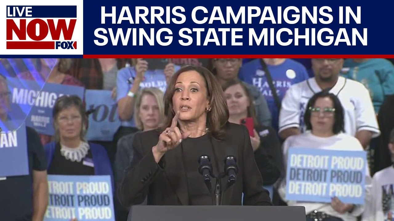 FULL SPEECH: Harris campaigns in battleground Michigan | LiveNOW from ...