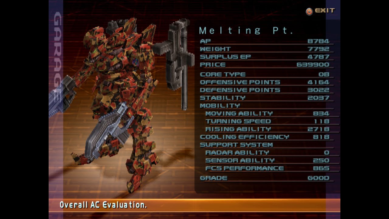 Armored Core AC Showcase - Melting Point (AC Silent Line) - YouTube