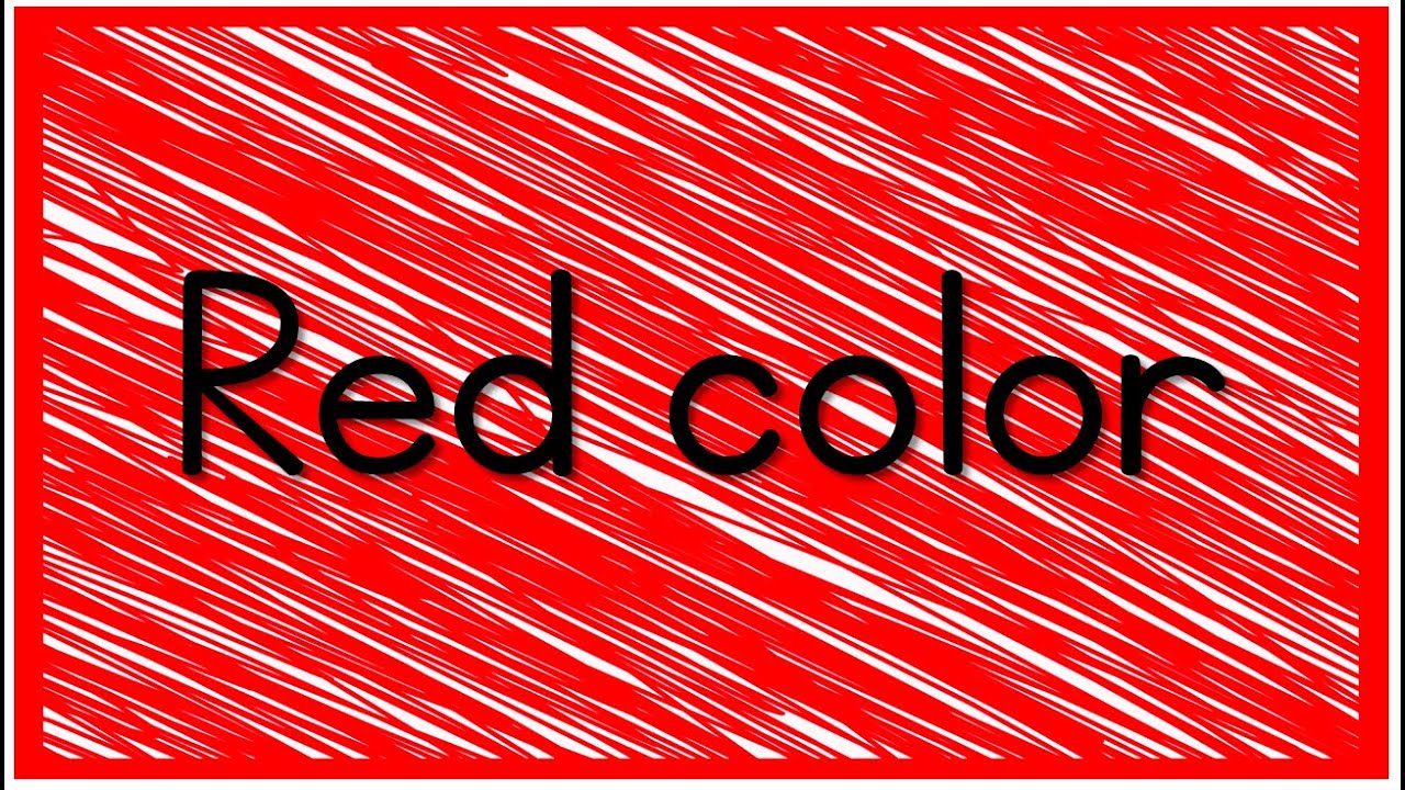Red Color - YouTube