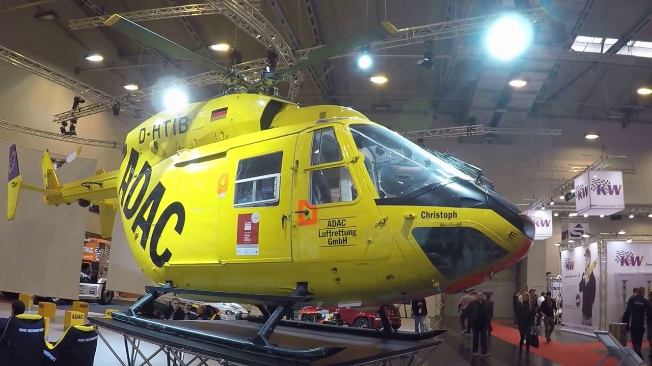 TRANSPORT HELICOPTER BK117 B2 1992 ADAC MBB KAWASAKI HUBSCHRAUBER - YouTube