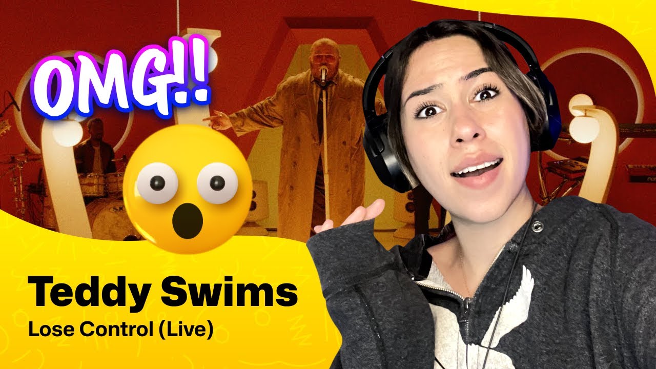 Reaction Teddy Swims - Teddy Swims - Lose Control (Live) - YouTube