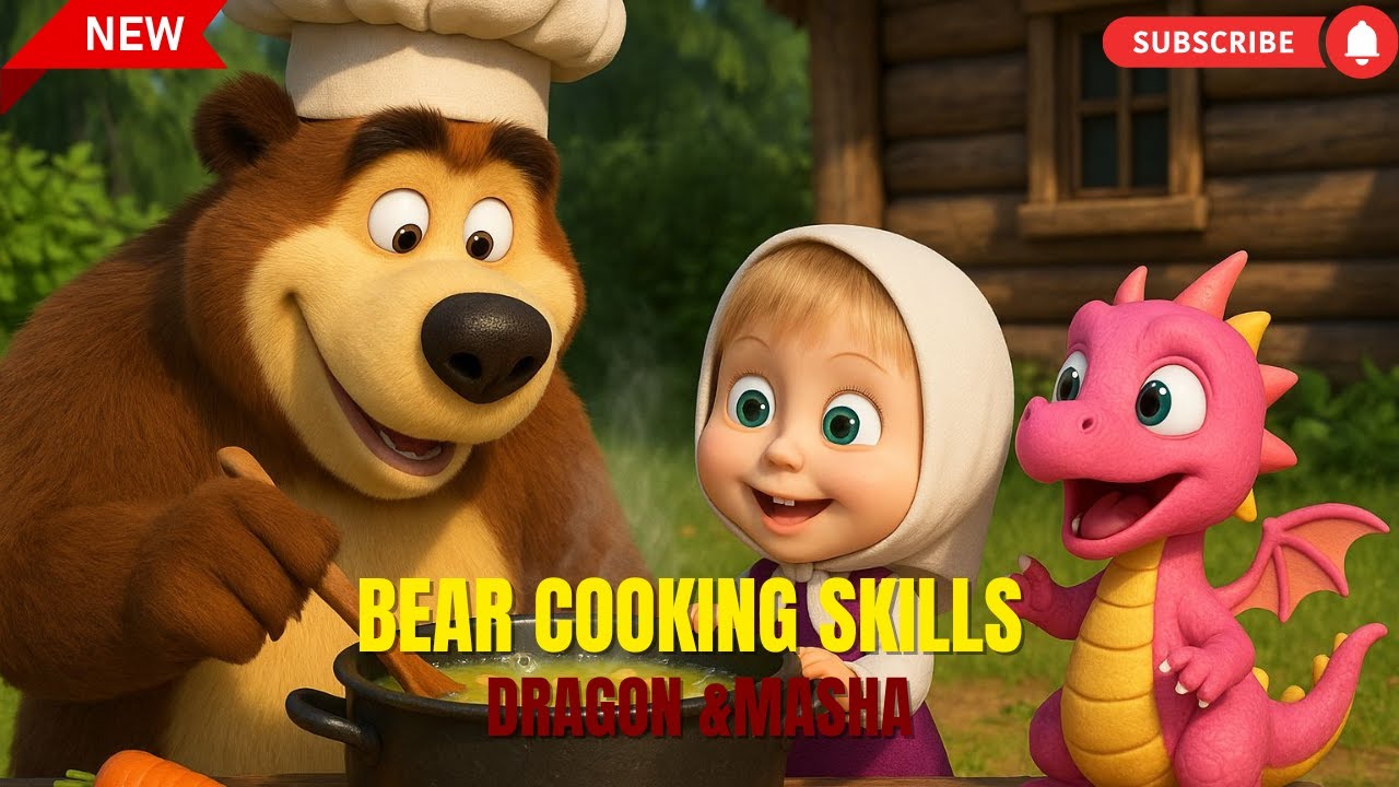 Masha, Bear & Ruby's Cozy Forest Adventures 🐻🐉 | Warm Moments & Magical Friendship |cooking ...