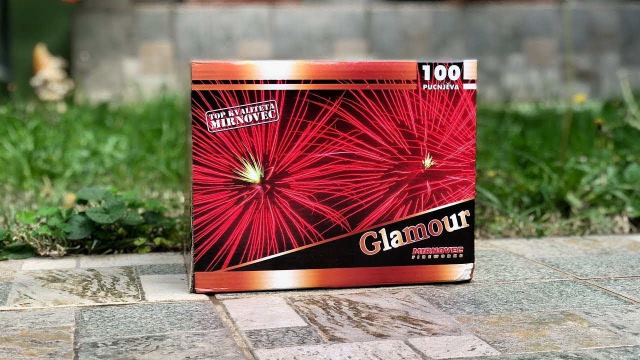 Glamour, 100 shots firework box, Mirnovec - YouTube