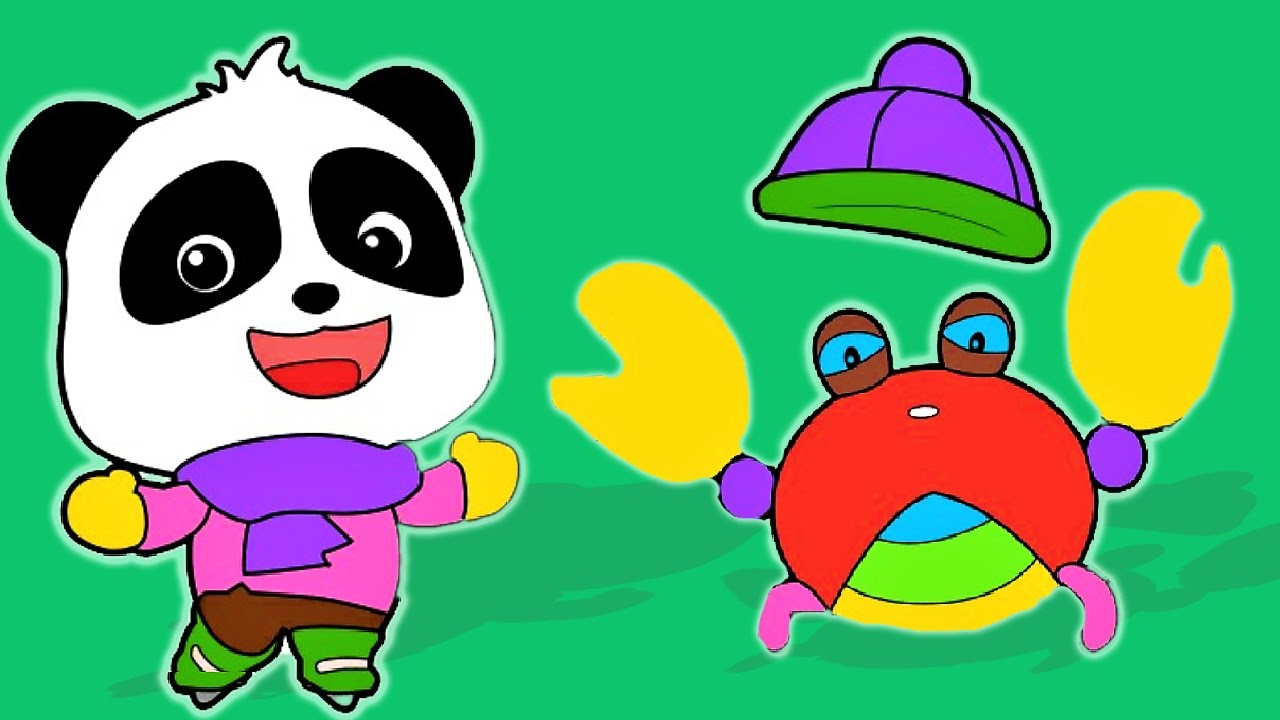 Little Panda's Drawing Board - Baby Learn Colors & Funny Coloring Kids ...
