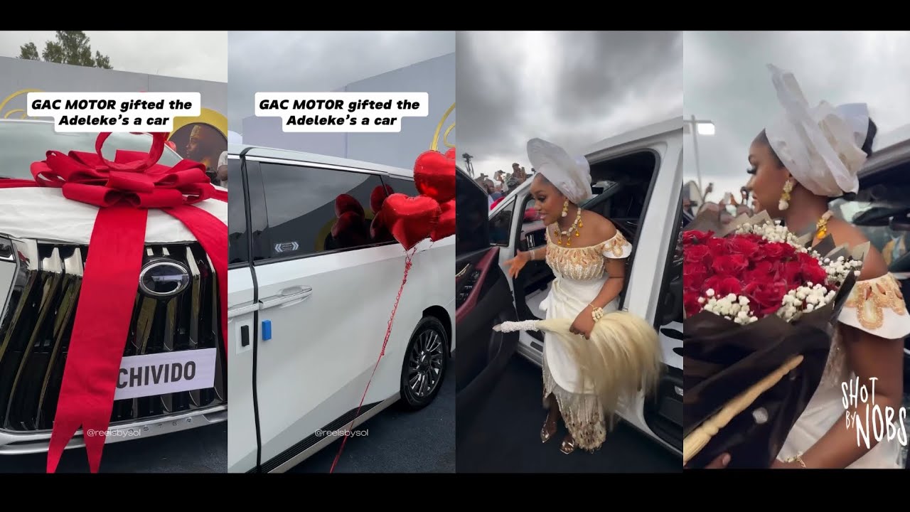 Davido Gifts Chioma A Brand New Car on Their Wedding Day - YouTube