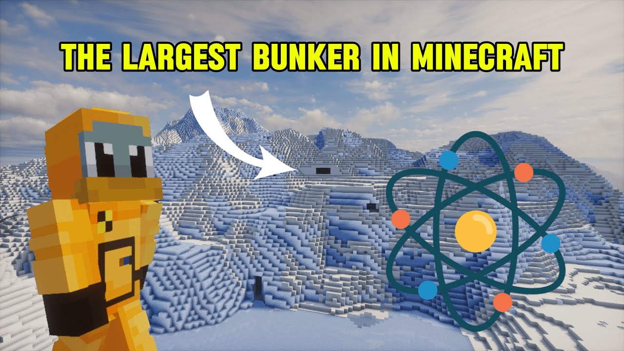I Created the Largest Nuclear Bunker in Minecraft! - YouTube