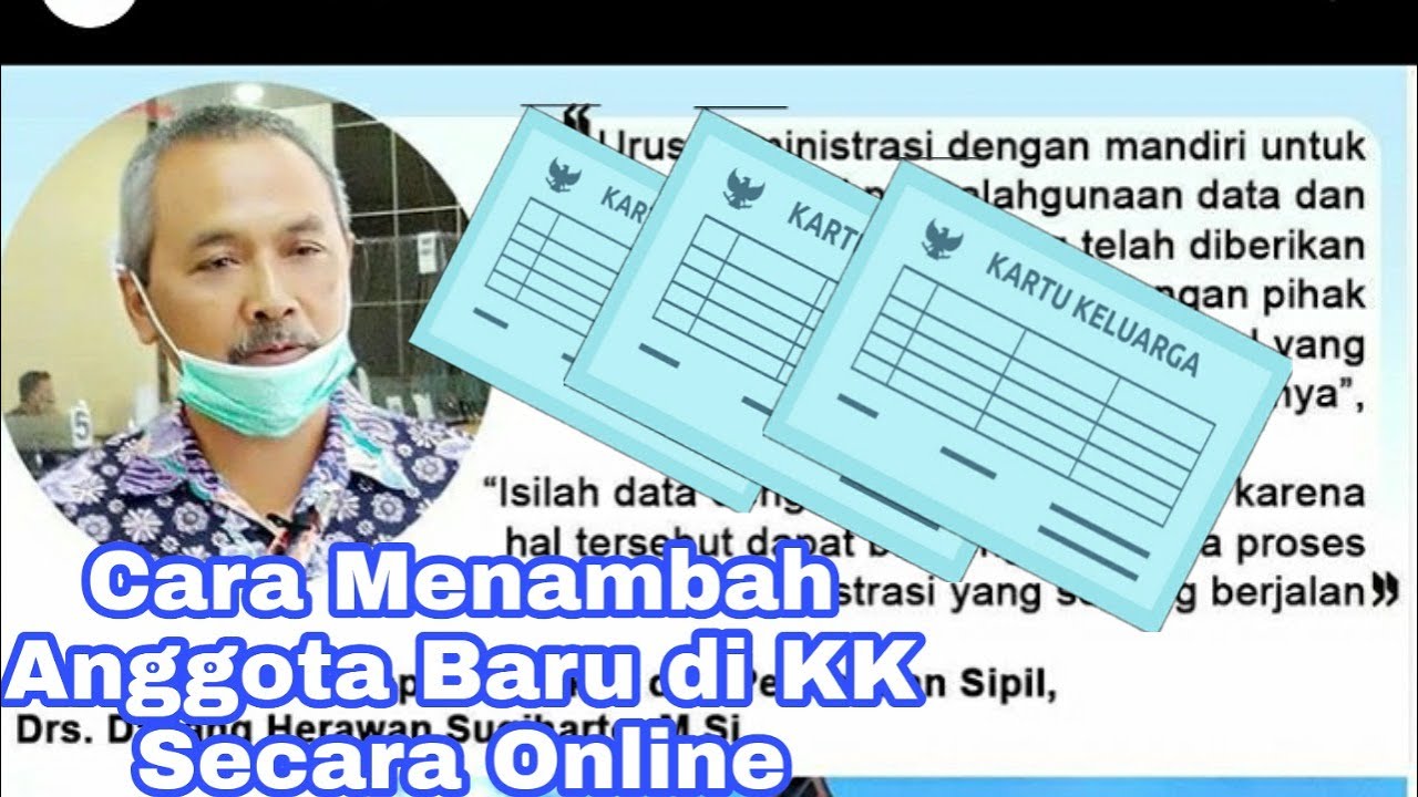 Cara Menambah Anggota Baru di Kartu Keluarga Disdukcapil Garut - YouTube