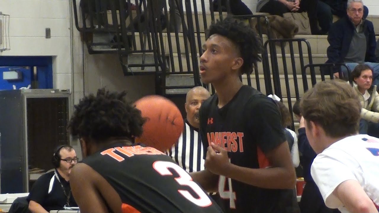 Jaylen Stewart Highlight Reel (Game 3) - Amherst Varsity Basketball (12 ...