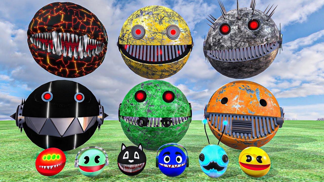 PACMAN VS MONSTER ROBOT PACMAN A COLLECTION OF THE ADVENTURES OF PACMAN ...