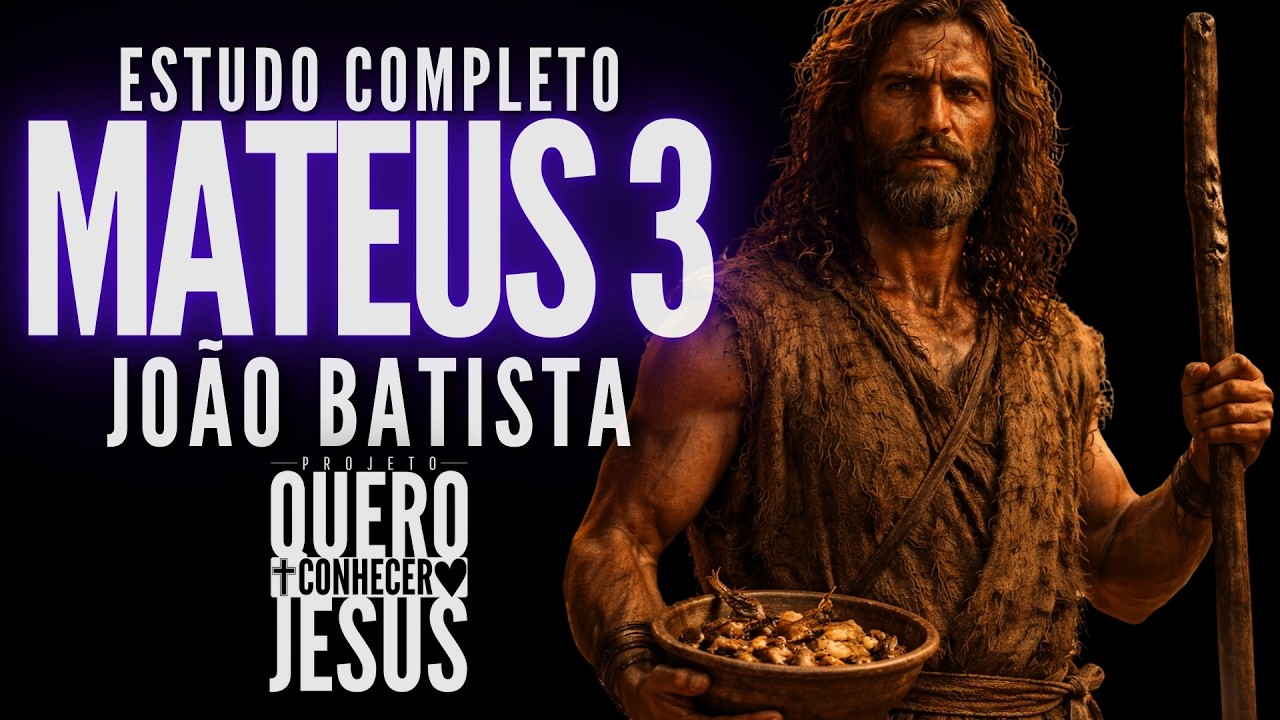 Estudo Completo Mateus 3 João Batista - YouTube