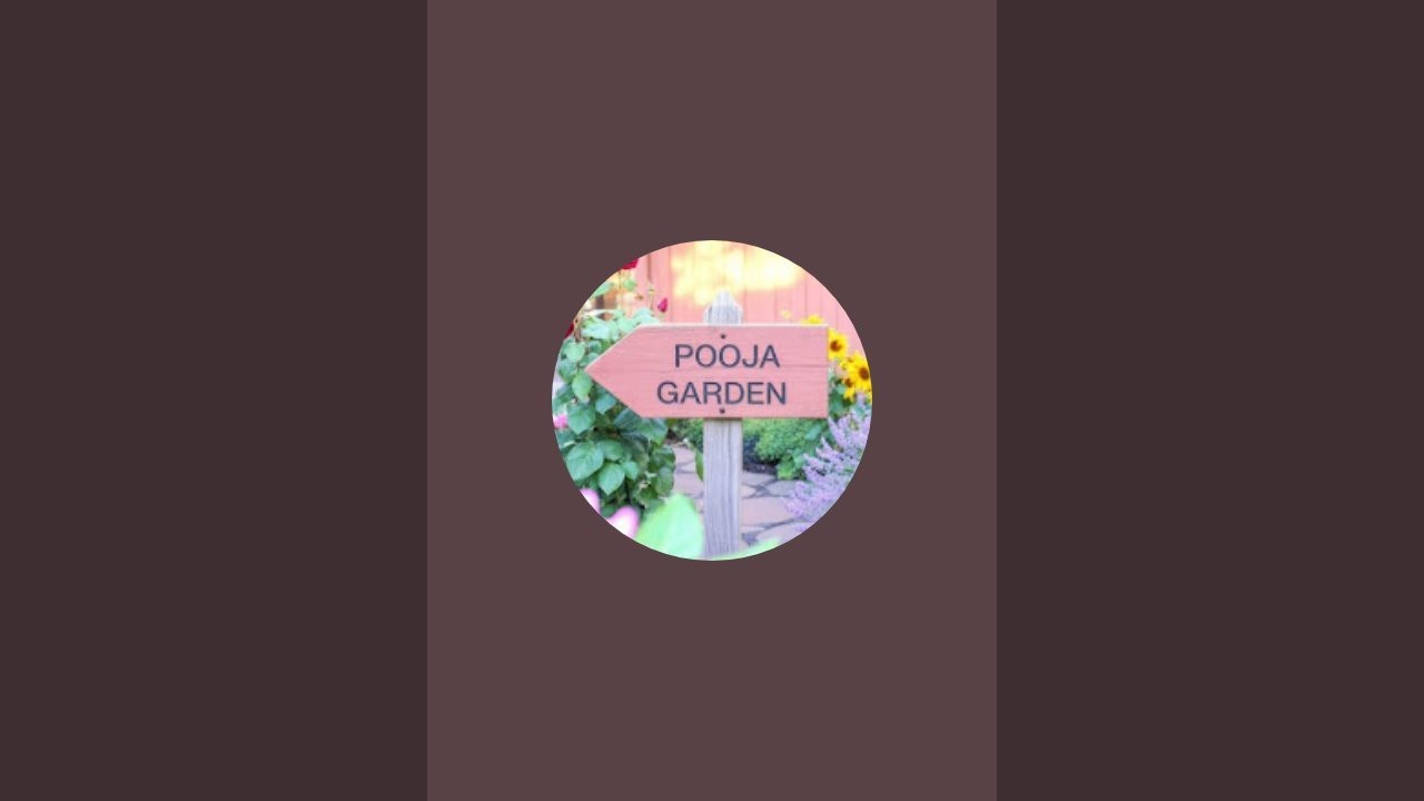 POOJA GARDEN is live - YouTube