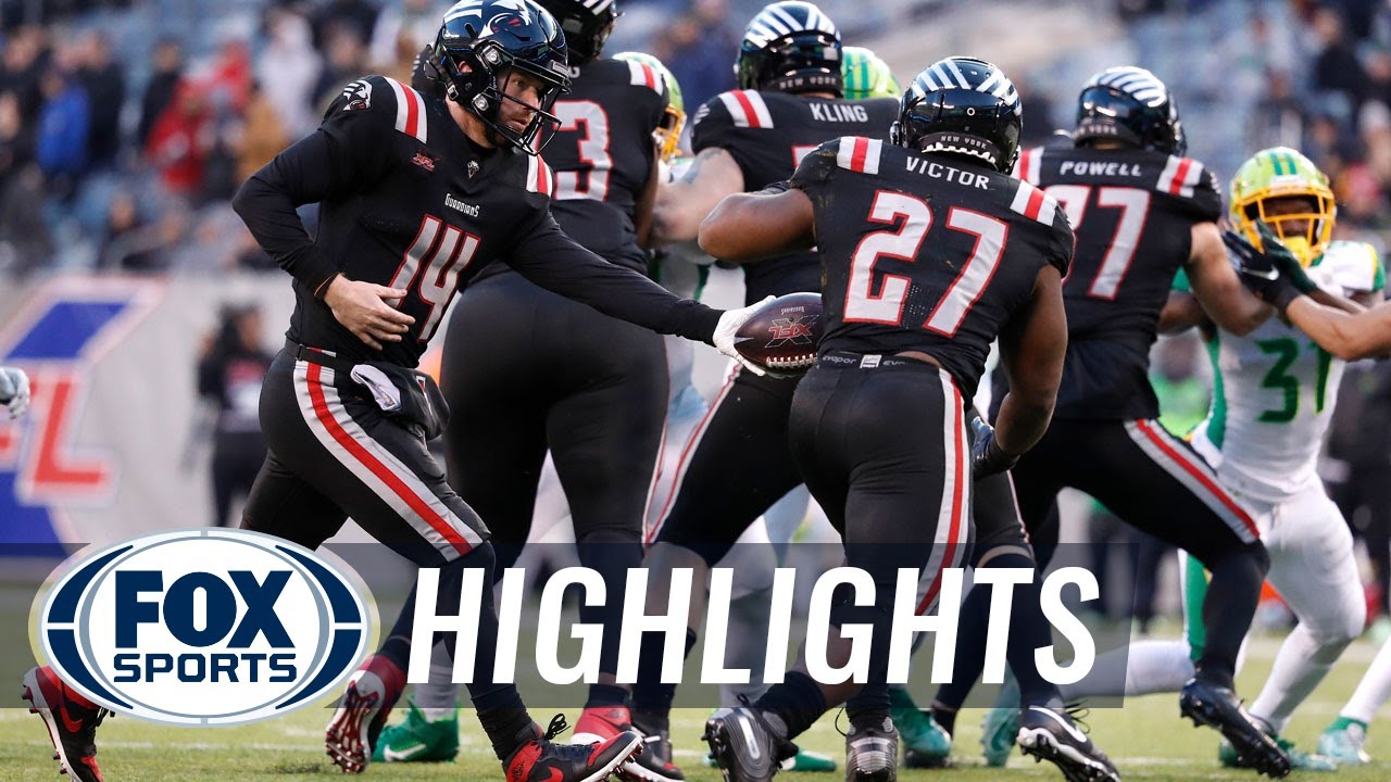 New York Guardians vs. Tampa Bay Vipers | 2020 XFL HIGHLIGHTS - YouTube