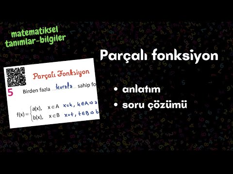 Parçalı fonksiyon nedir?📣tanım📣anlatım📣soru çözümü