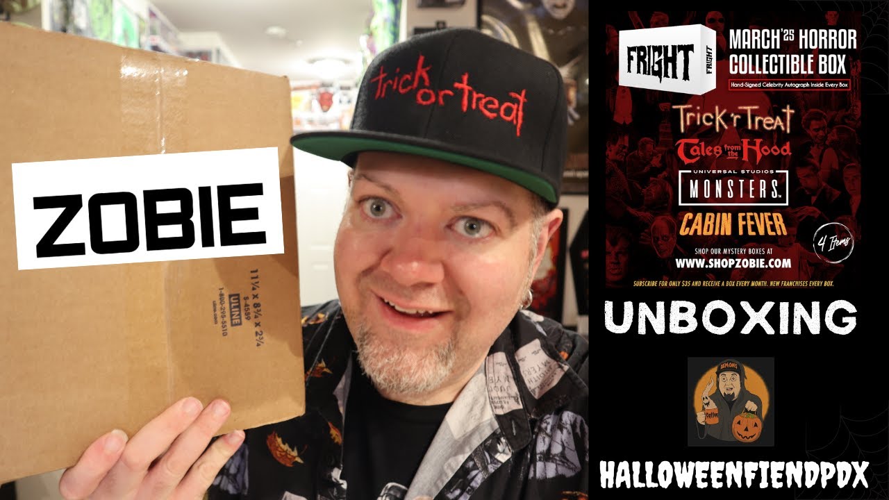 Zobie Fright Pack March 2025 Unboxing - YouTube