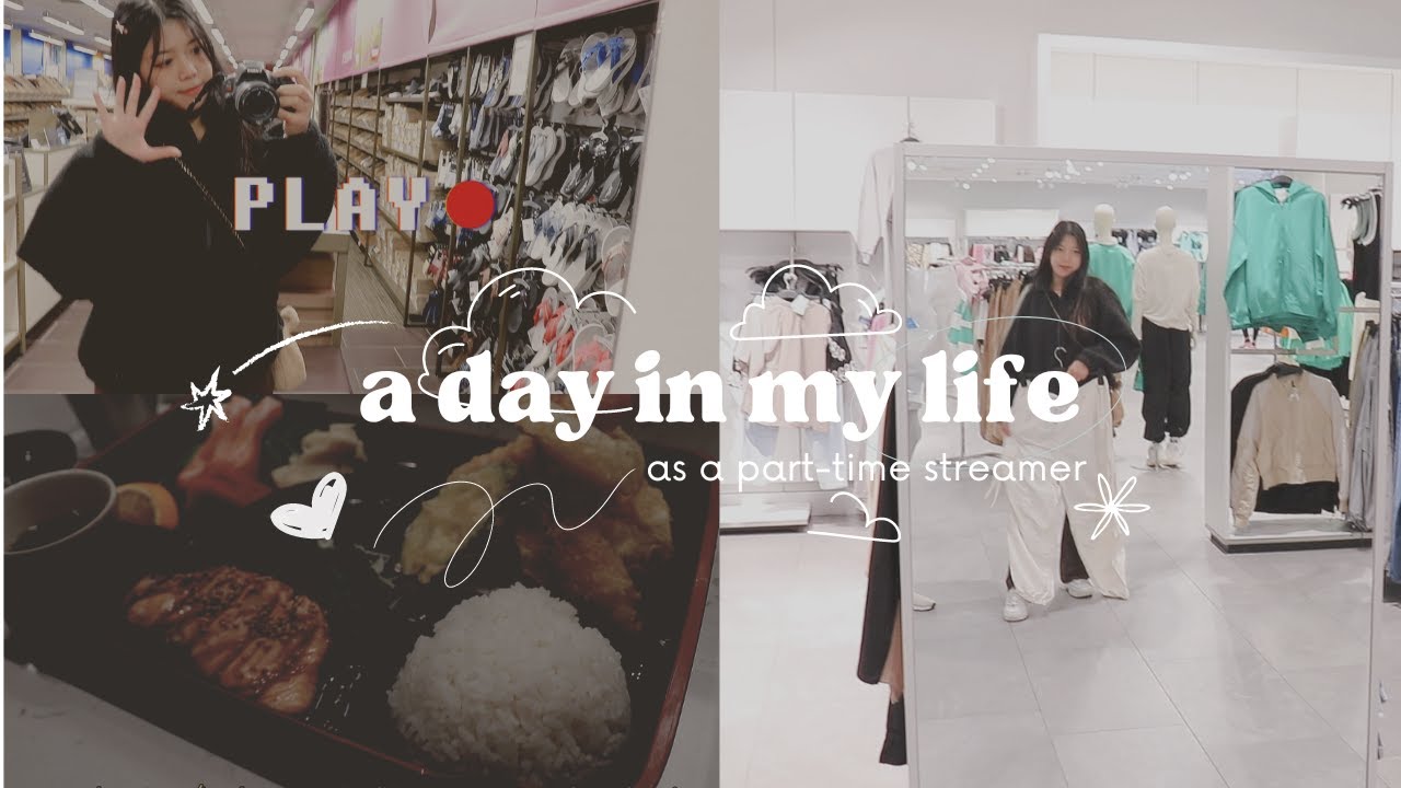 a day in my life as a part-time streamer .* - YouTube