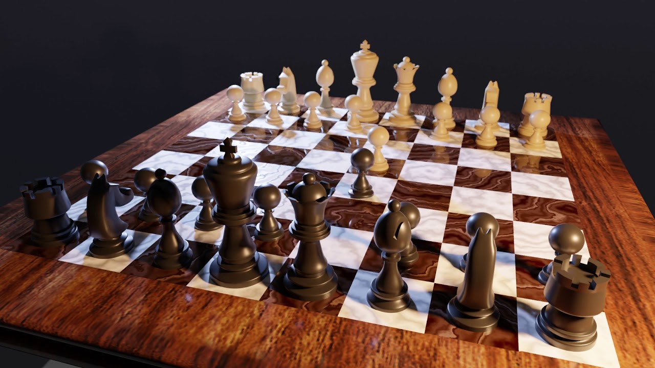 Queen's Gambit opening animation created with Blender 2.9 - YouTube