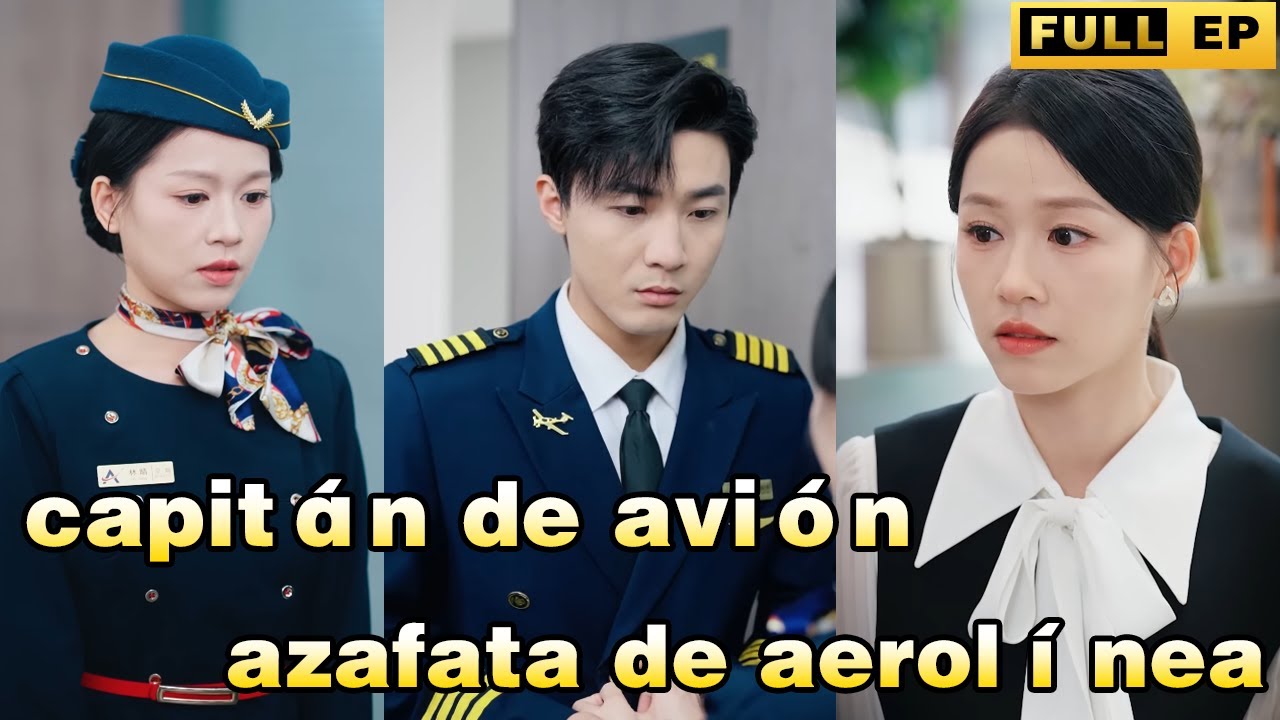 The love story between an airplane captain and a stewardess #drama # ...
