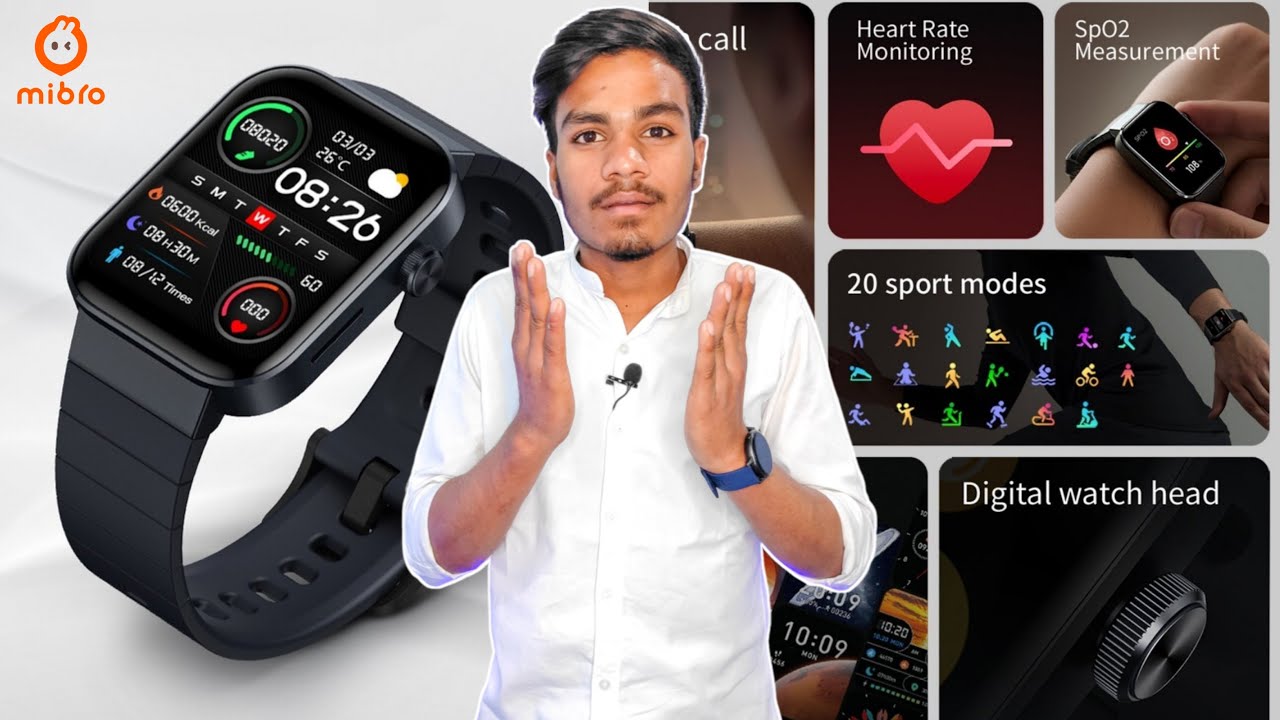 Mibro T1 Smartwatch | Features & Specs | Bluetooth Calling, 7 Days ...