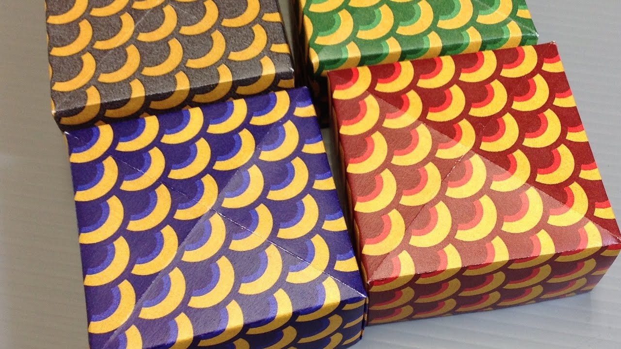 Print Your Own Carp Scales Origami Paper - YouTube