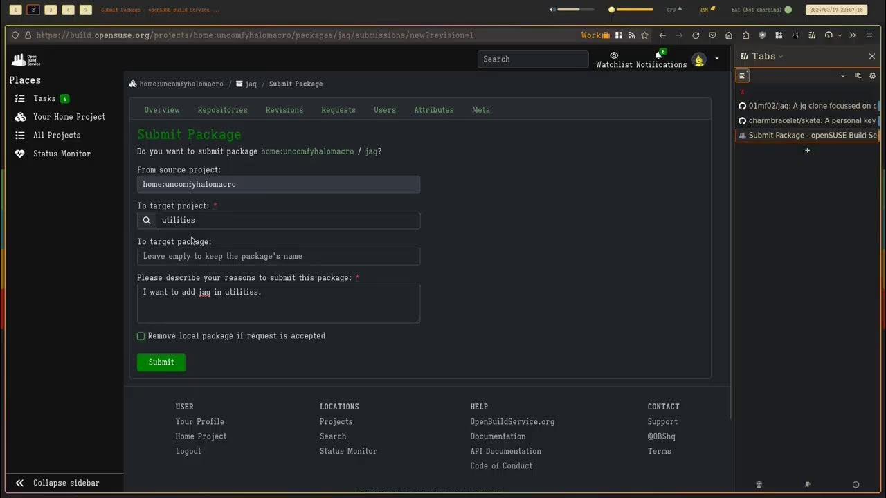 Packaging Rust in Open Build Service - YouTube