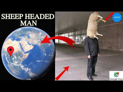 Weird Sheep Headed Man 🤯 found on google earth and google maps! - YouTube