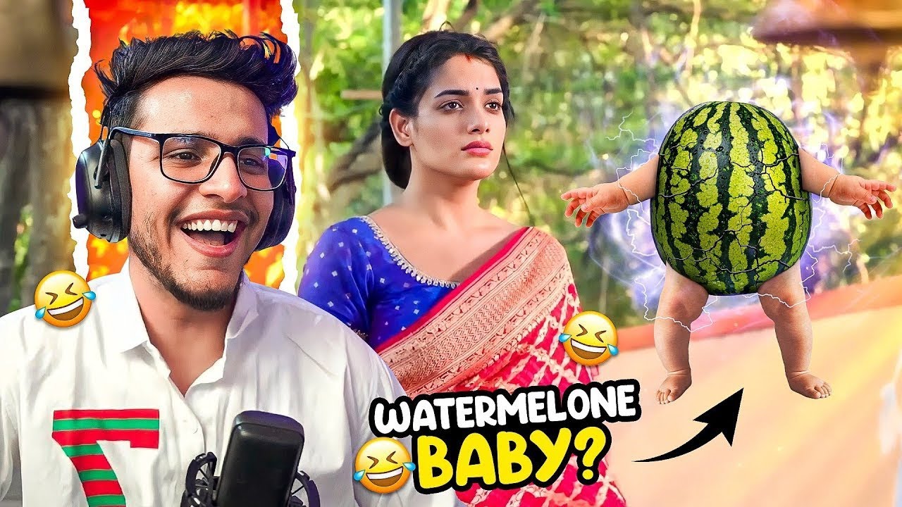 she gave birth to watermelon/triggered insaan roast - YouTube