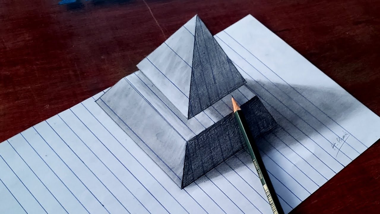 Easy 3D Drawing for Beginners || Illusions 3d Drawing - YouTube