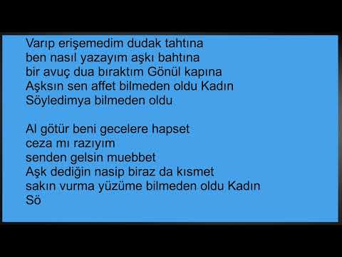 KARAOKE Ahmet Eser   Bilmeden oldu Karaoke