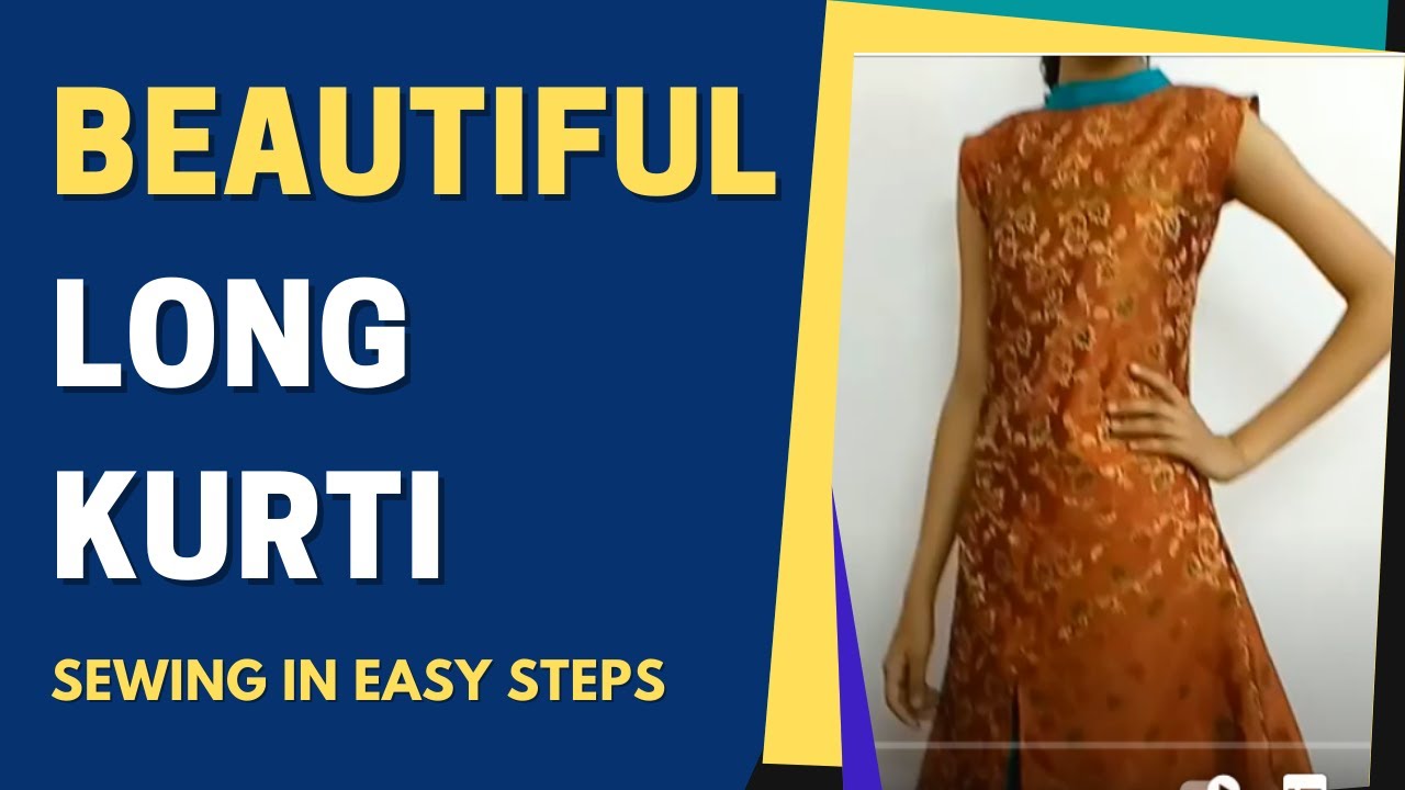 How to Make Party Wear Gown in Easy Way | Step By Step Gown Stitching ...