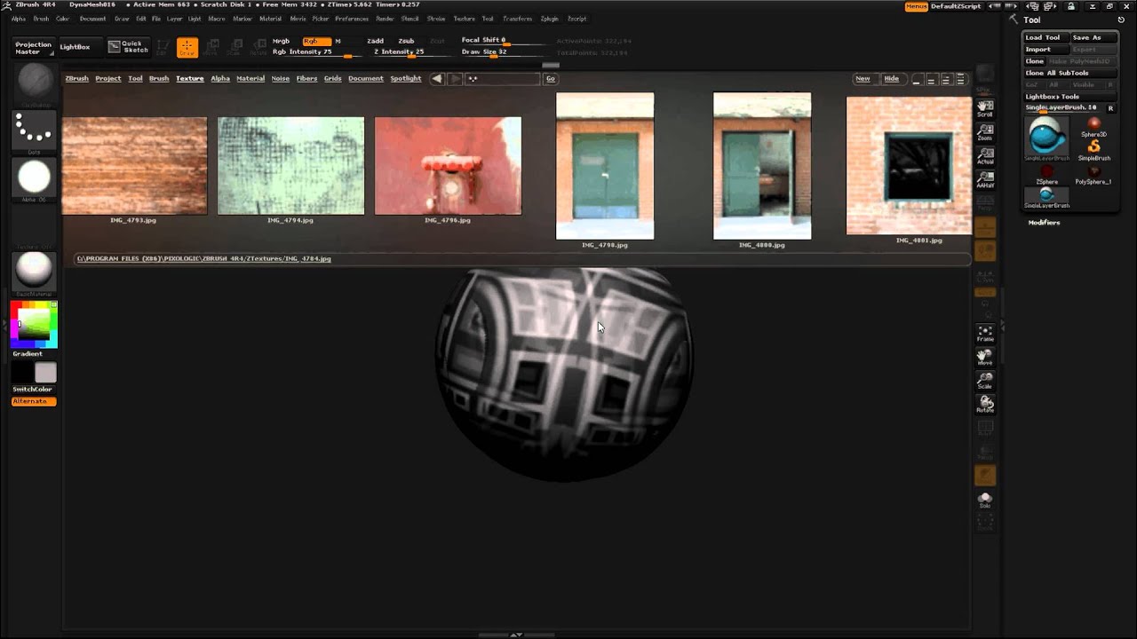Zbrush_4_R4_Projection_Master - YouTube