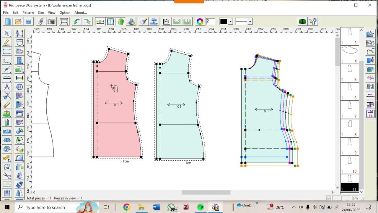Membuat blouse sederhana dengan richpeace - YouTube