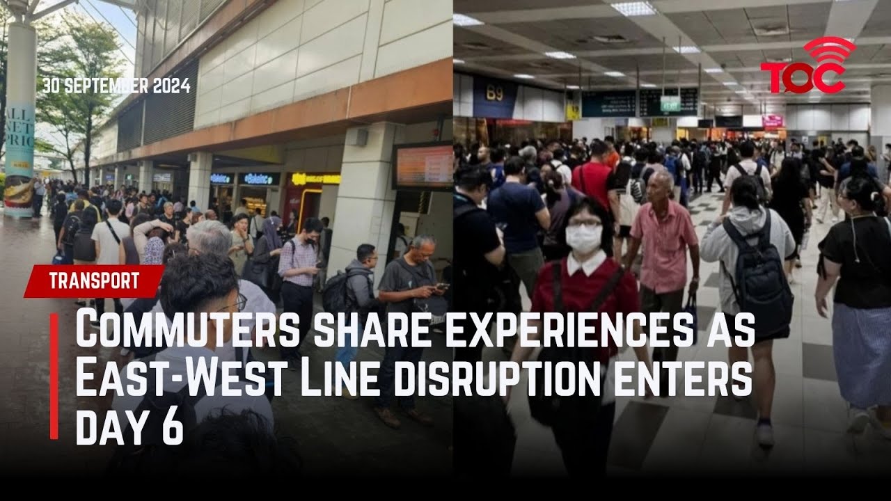 Commuters share experiences as East-West Line disruption enters day 6 ...