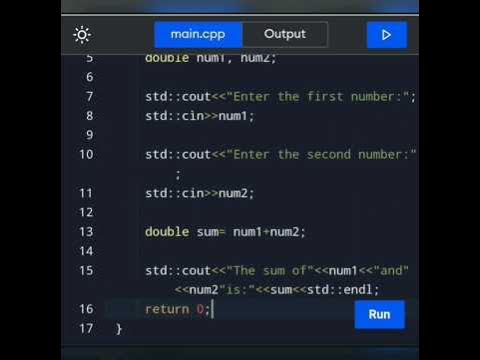 How to write a c++ program to find the sum of numbers entered by user.||Day 2 of series|| - YouTube