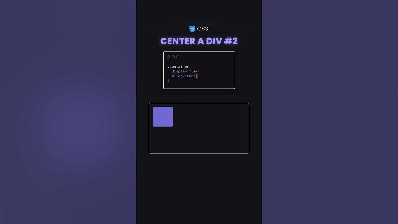 🎯 Center Div Like a Pro: Part 2 HTML & CSS Tips! 🚀💻 #shorts #shortvideo #viralcoding #viralvideo ...