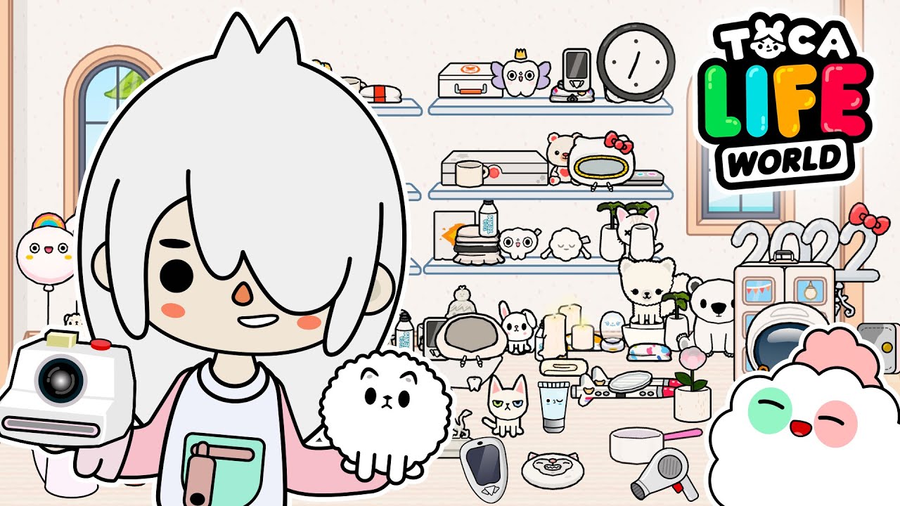 ALL WHITE RARE ITEMS in Toca Boca 🤍 Toca Life World Collection - YouTube