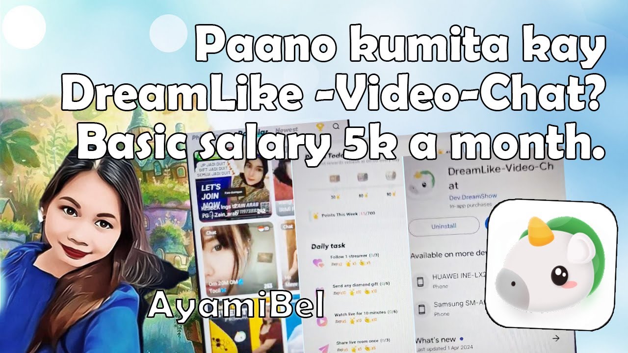 DreamLike app new app na pwede kumita with audition. - YouTube