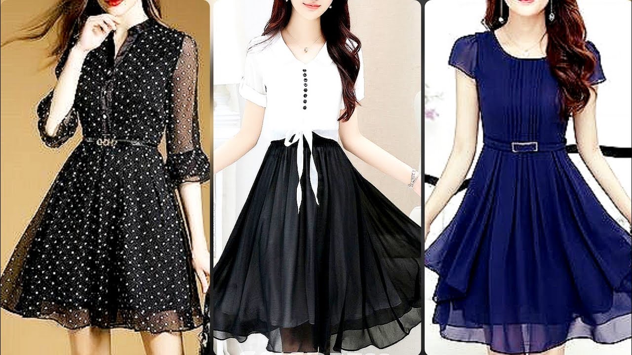 most beautiful stylish party wear midi frocks desings and ideas for ...