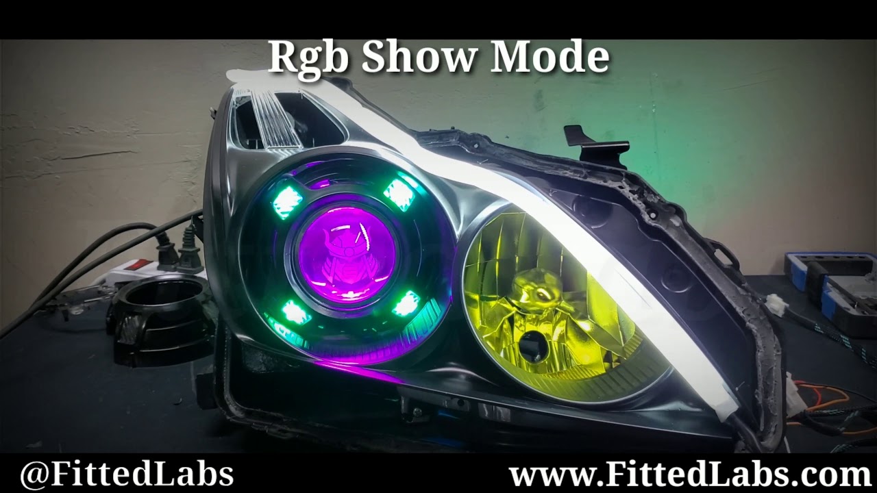 Infiniti G37 Coupe Custom Headlights(RGB Panamera Set up) | FittedLabs ...