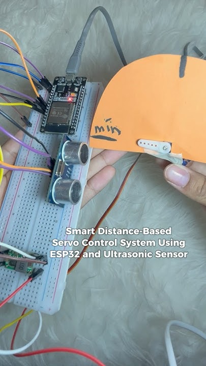 Proyek ESP32 Servo & Ultrasonik: Pengukuran Jarak #esp32project #arduino #arduinoproject - YouTube