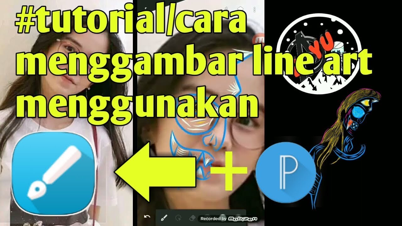 Tutorial/cara membuat line art menggunakan apl infinite design (part l ...