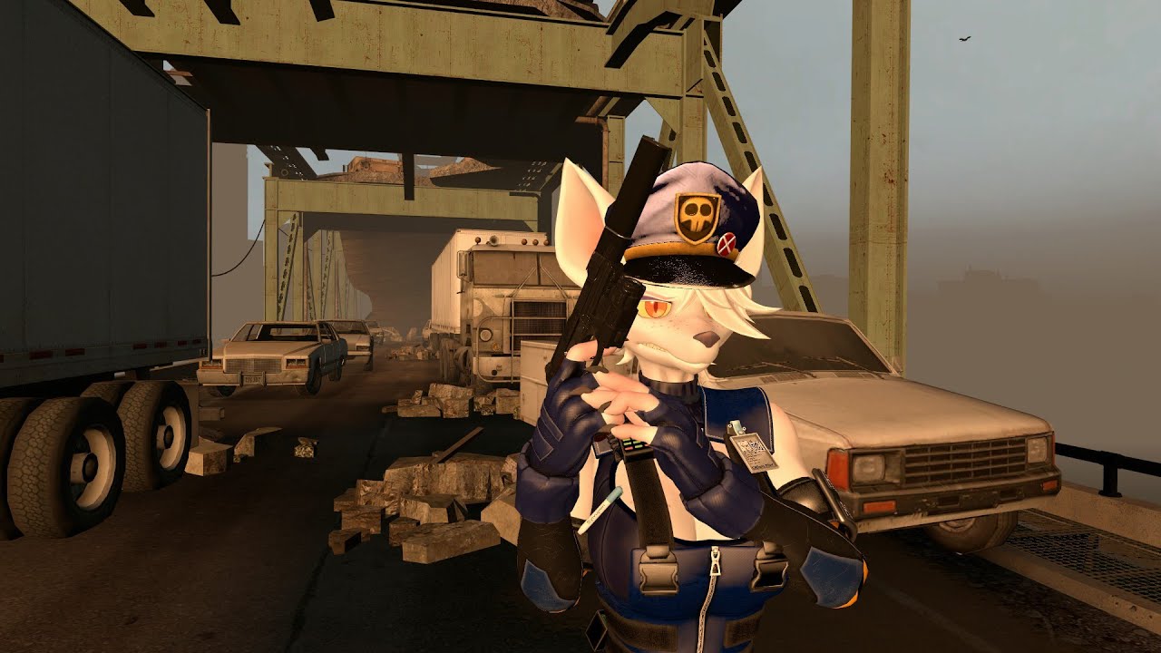 Officer Flint's encounter with the U.S Military | L4D2 Lone Gunman ...