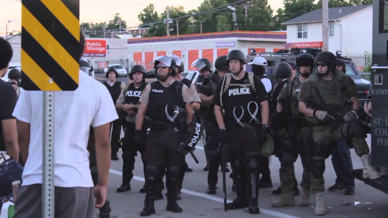 Protesting in Ferguson - RAW Video - YouTube