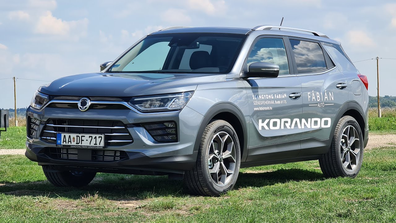 SsangYong Korando C300 Premium 1.5 T-GDI 163 Aisin6 Platinum Grey - YouTube